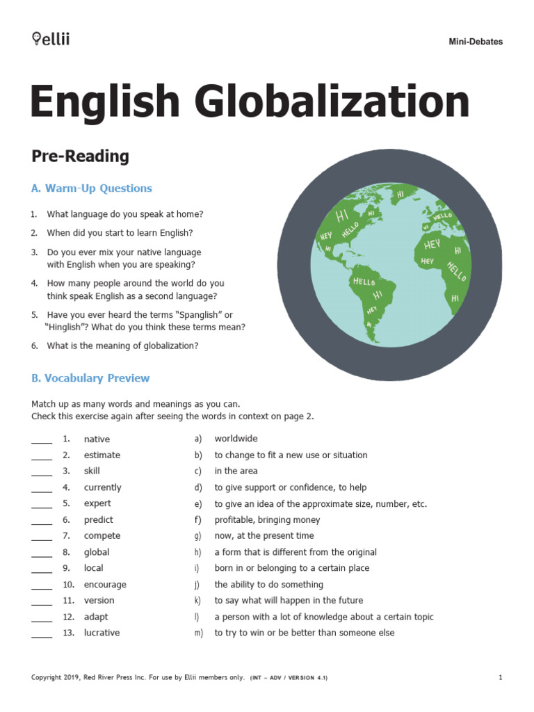 English-Globalization US | PDF