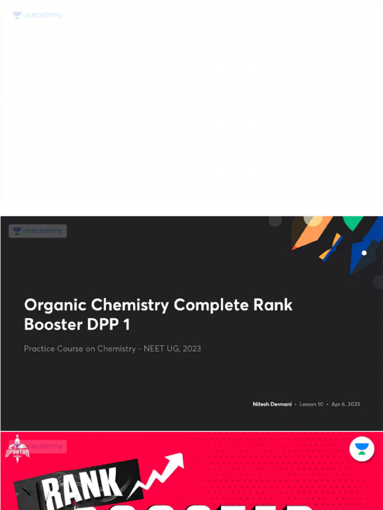 Organic Chemistry Complete Rank Bo With Anno 1680852719710 1 | PDF