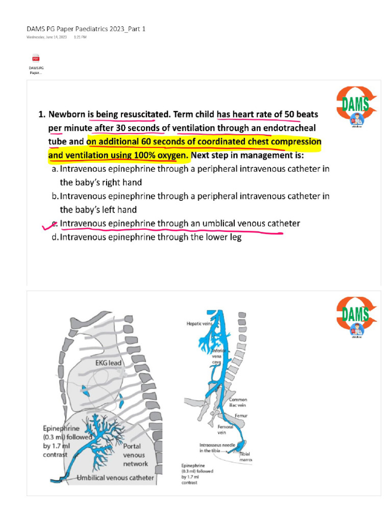 Pediatrics Test and Discussion Atf | PDF