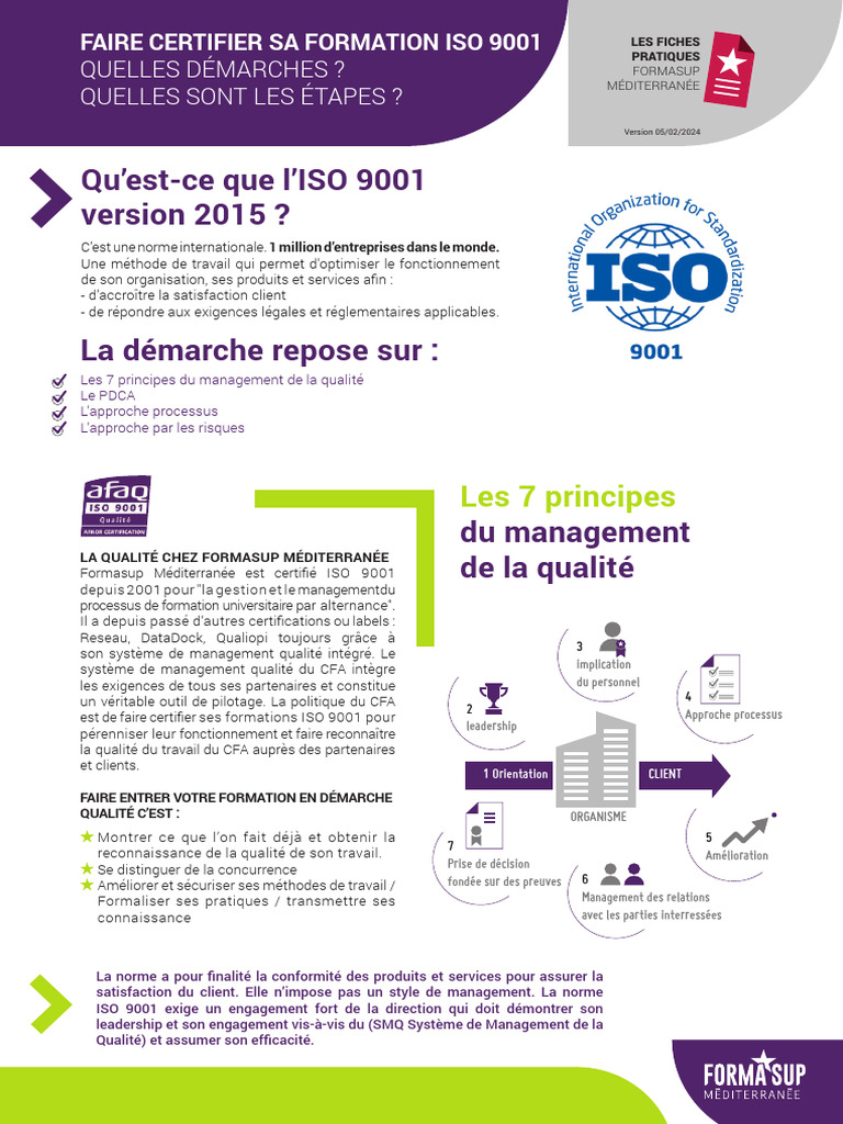 Fiche Iso 9001 Web | PDF