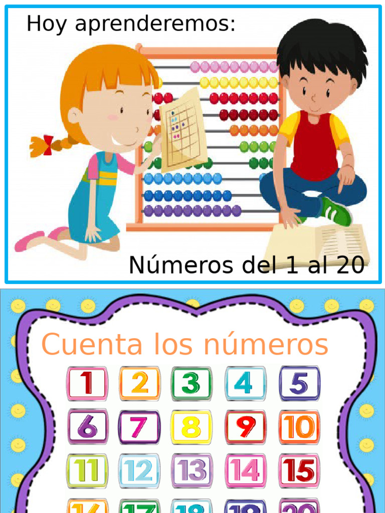 NÙMERO DEL 1 AL 20 | PDF