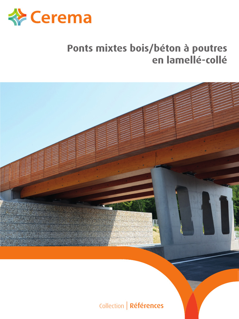 Cerema - Ponts Mixtes Bois Béton À Poutres en Lamellé Collé | PDF