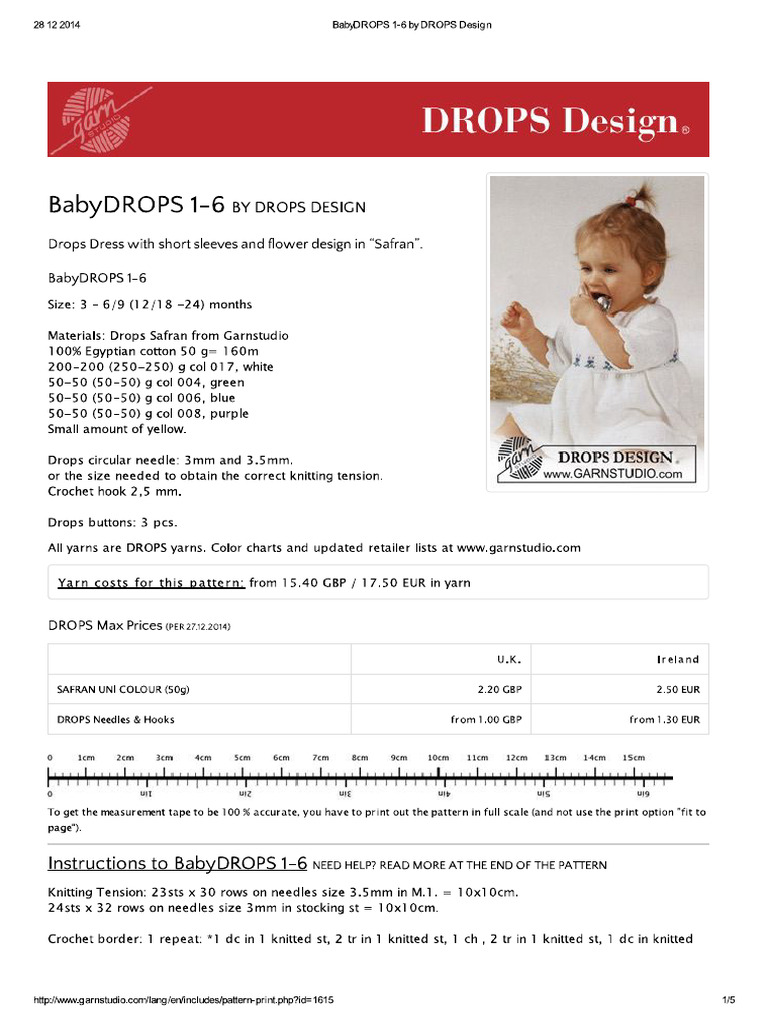 BabyDROPS 1-6 by DROPS Design | PDF