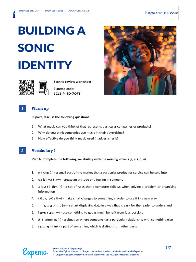 Building A Sonic Identity British English SW | PDF