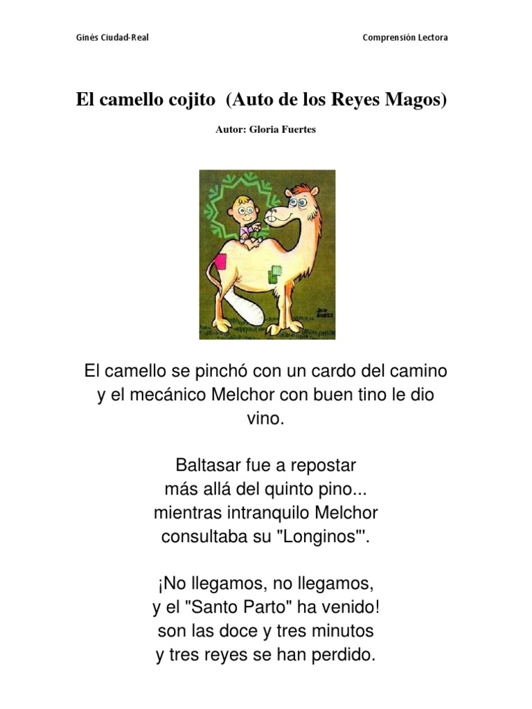 El Camello Cojito: Cuento de Reyes Magos | PDF | Clásicos