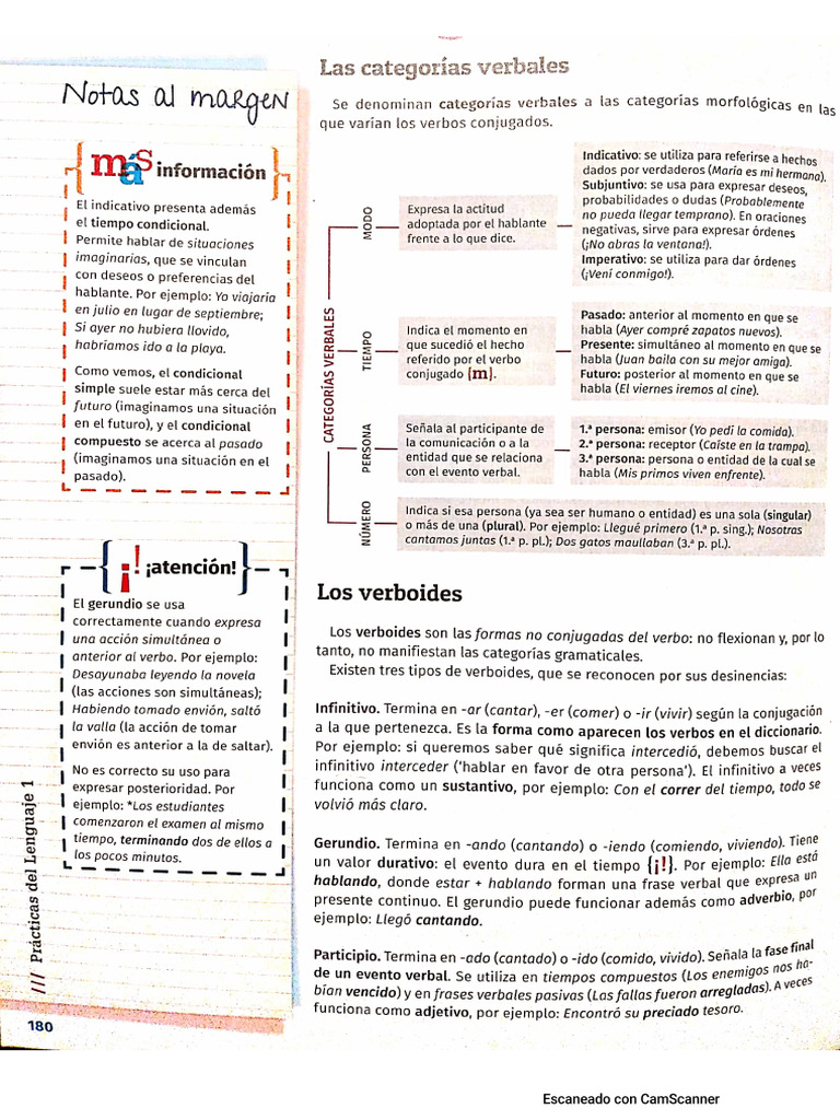 Categorías Verbales y Tiempos en La Narración | PDF