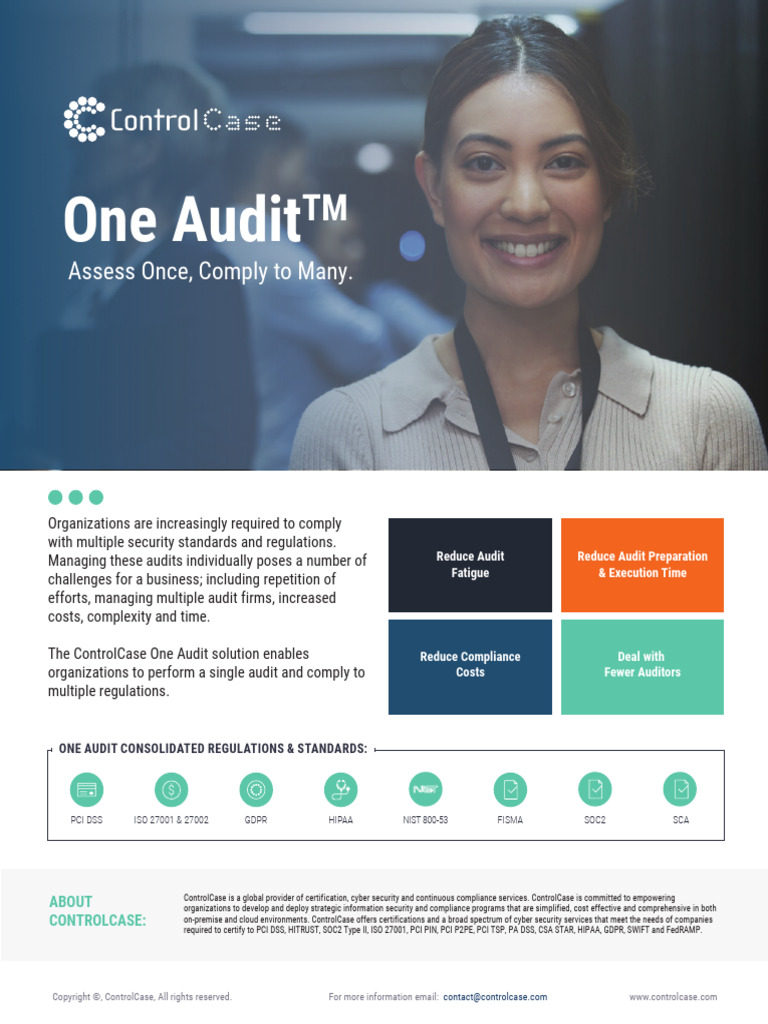 ControlCases One Audit™ Methodology Datasheet | PDF