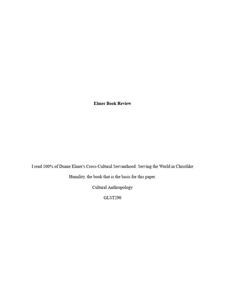 Elmer Book Review | PDF