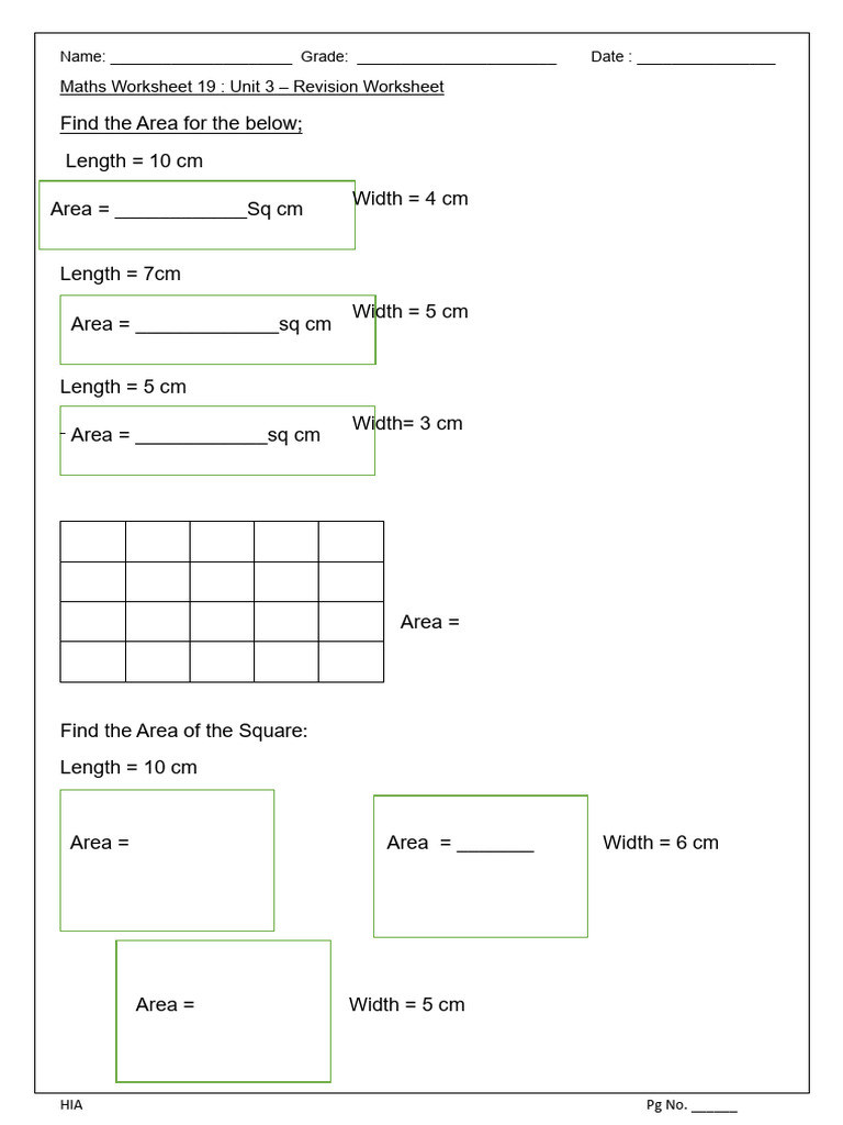 Unit 3 - WS 19 - Revision WS | PDF