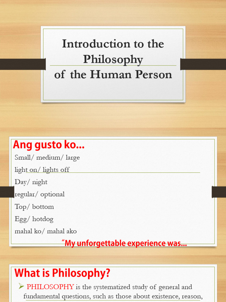 Introduction To The Philosophy | PDF