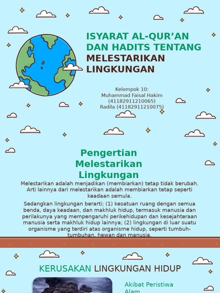 9 - Pemanfaatan Sumber Daya Alam Dalam Perspektif Islam | PDF