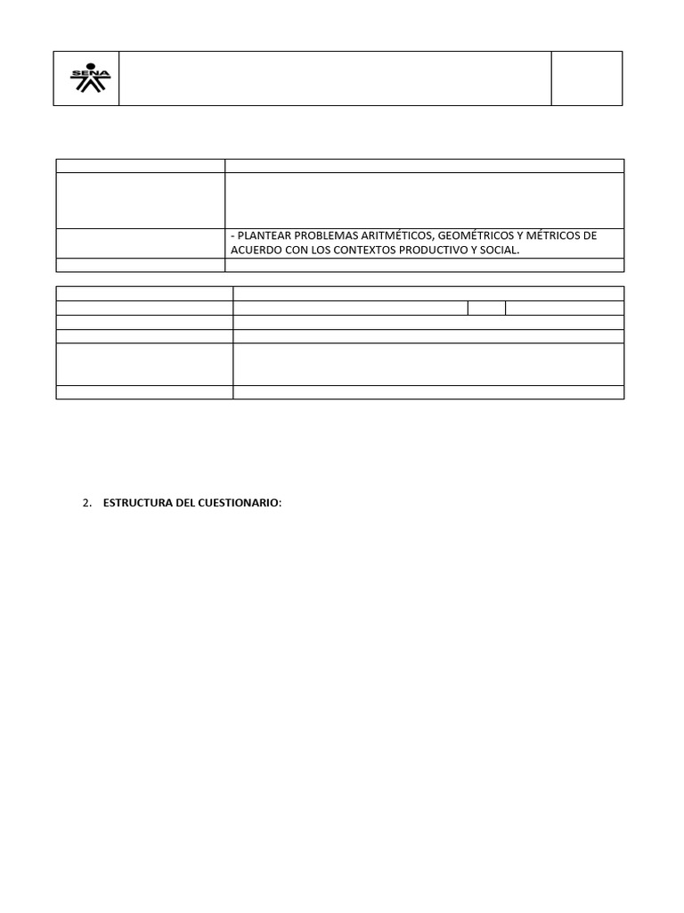 IE Formato CuestionariO RAP 2 | PDF