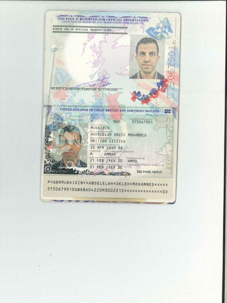 British Passport Scan | PDF