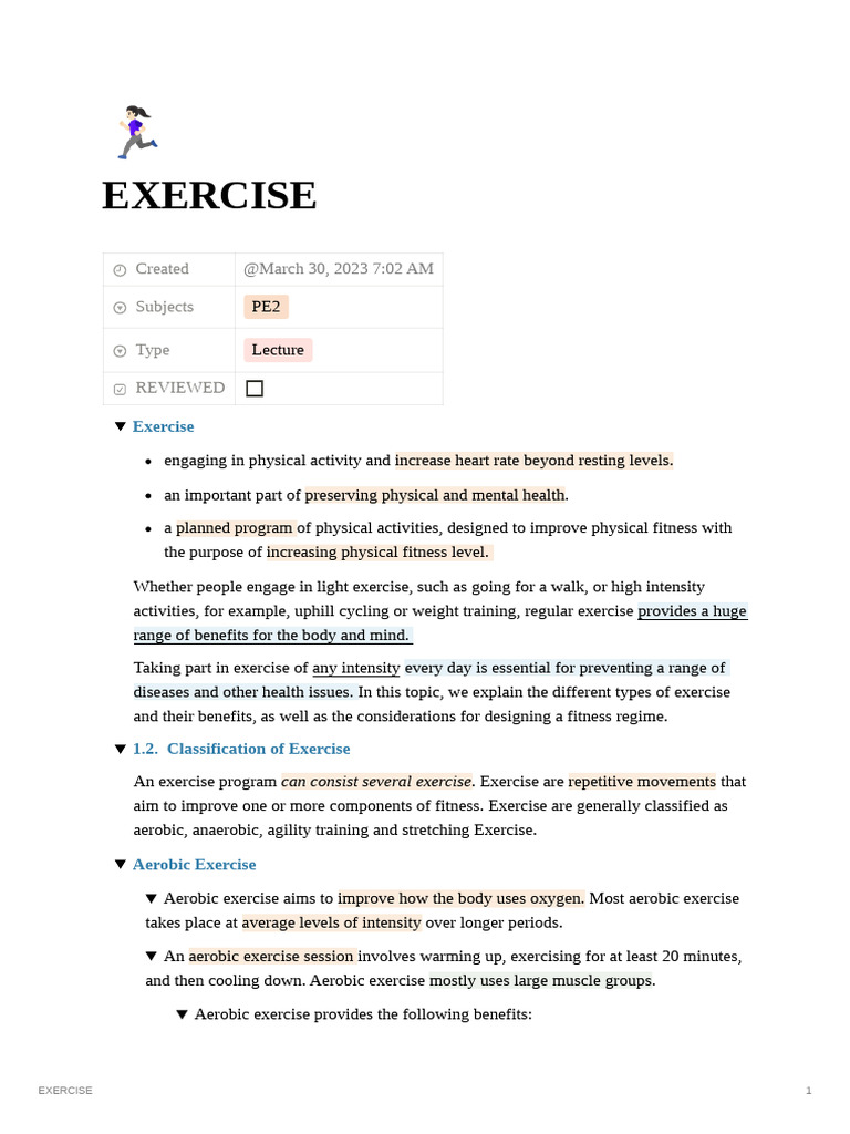 EXERCISE | PDF