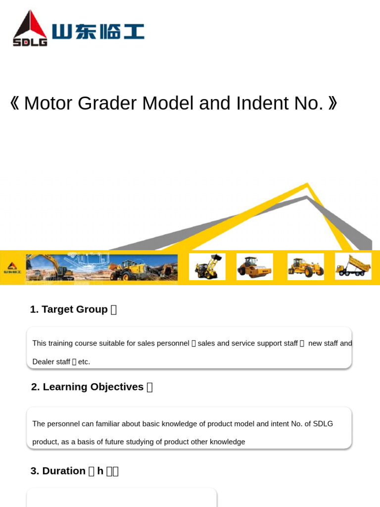 Motor Grader Model and Indent No. 11194 | PDF