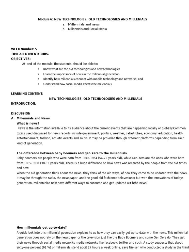 GEC 007a WEEK 6 | PDF