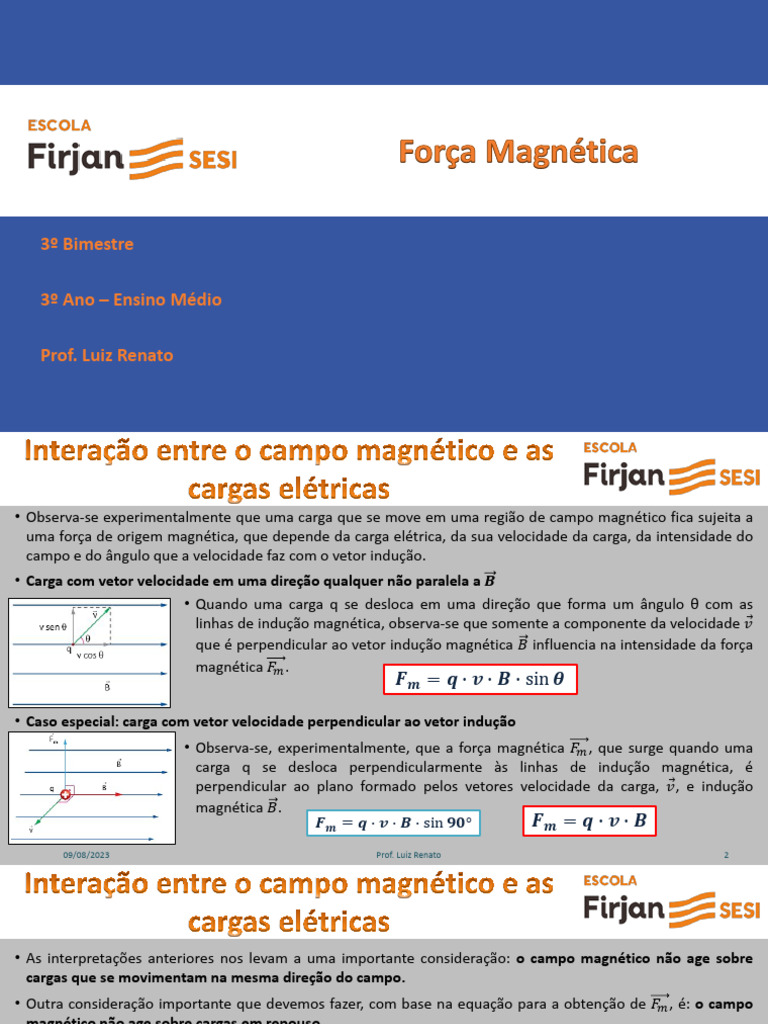 2 Força Magnética | PDF
