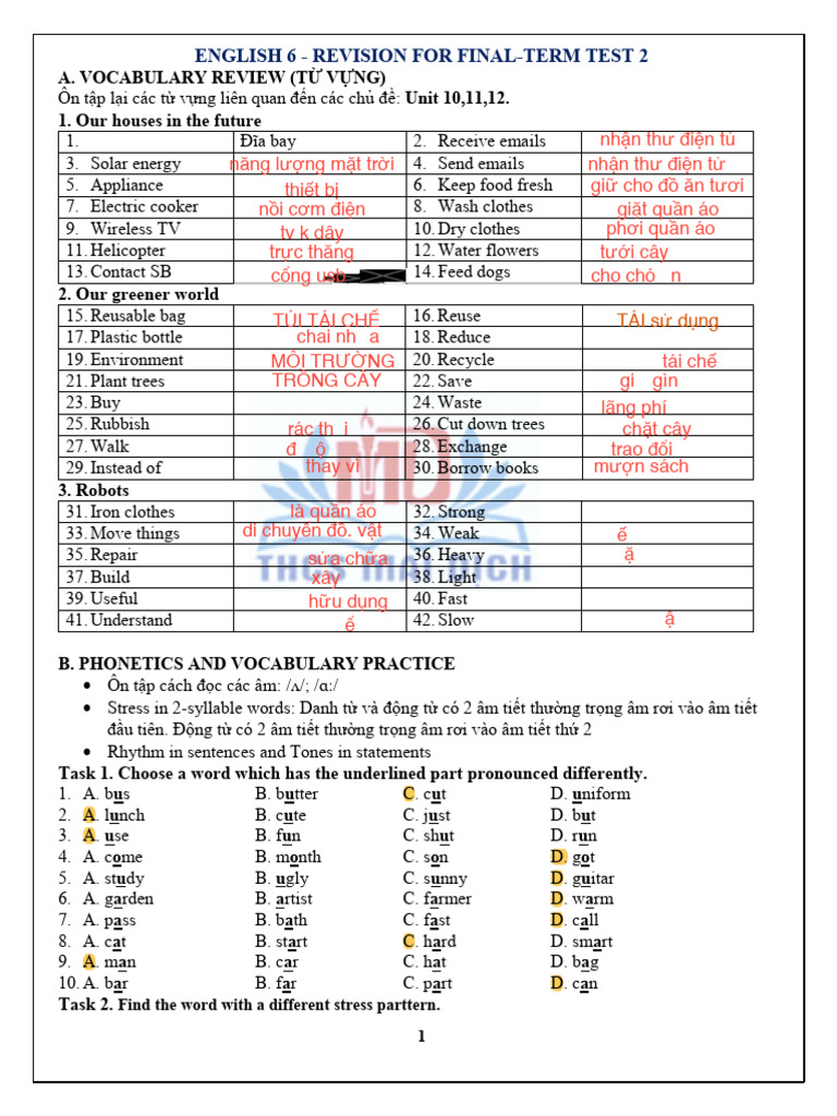 G6. ĐC KT HK2 | PDF