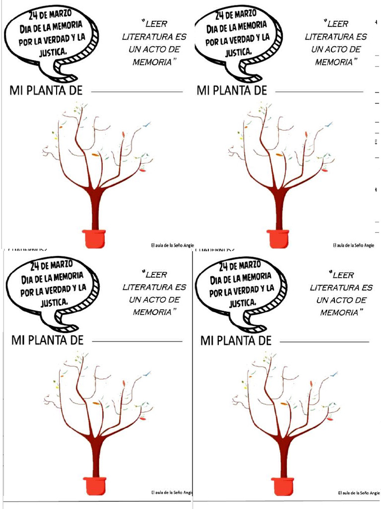 La Planta de Bartolo Actividad 1 Grado | PDF