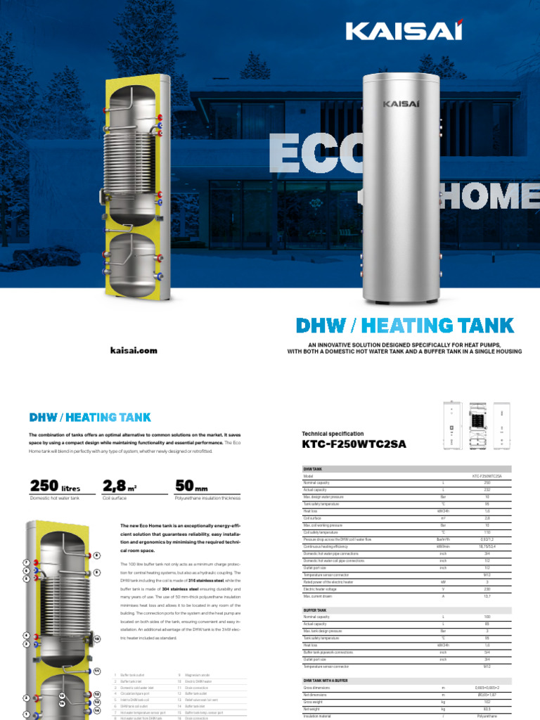 Heating Tank DHW | PDF