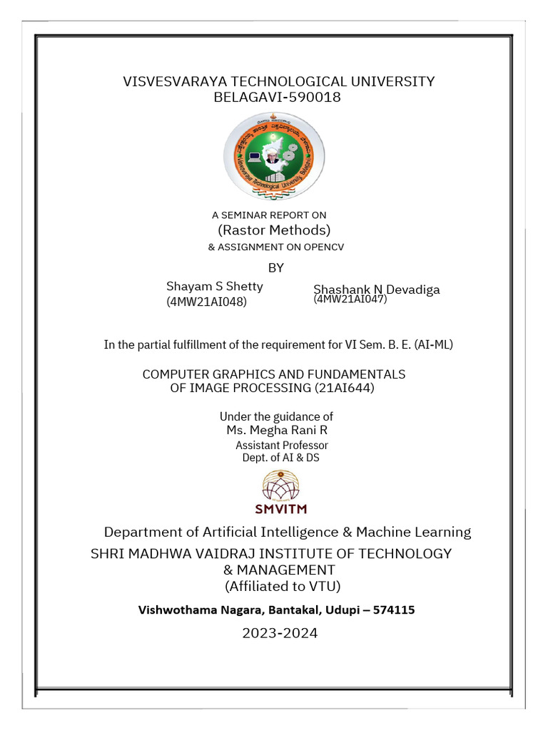 CG Report Final | PDF