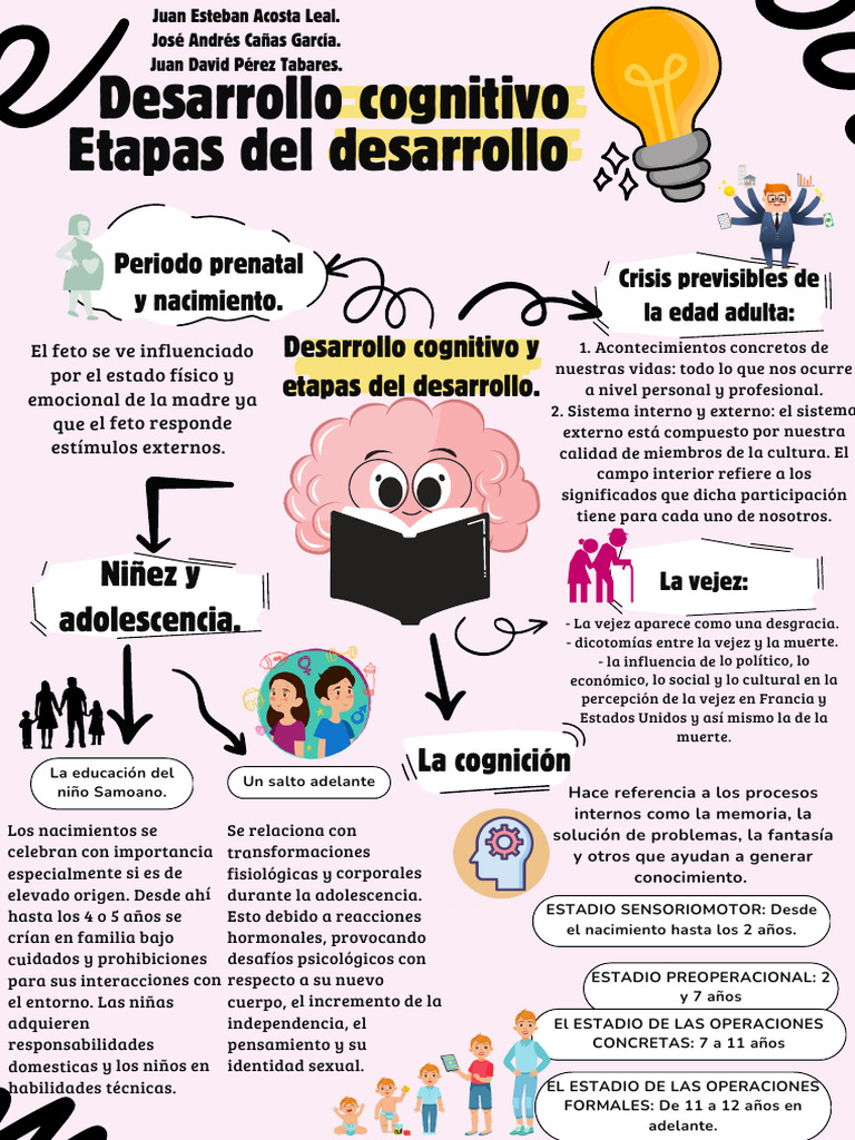 Desarrollo Cognitivo y Etapas Del Desarrollo. JEAL JACG JDPT | PDF