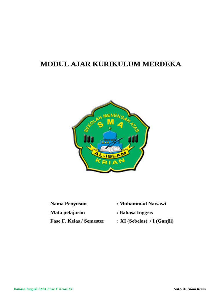 Modul Ajar BIG XI | PDF