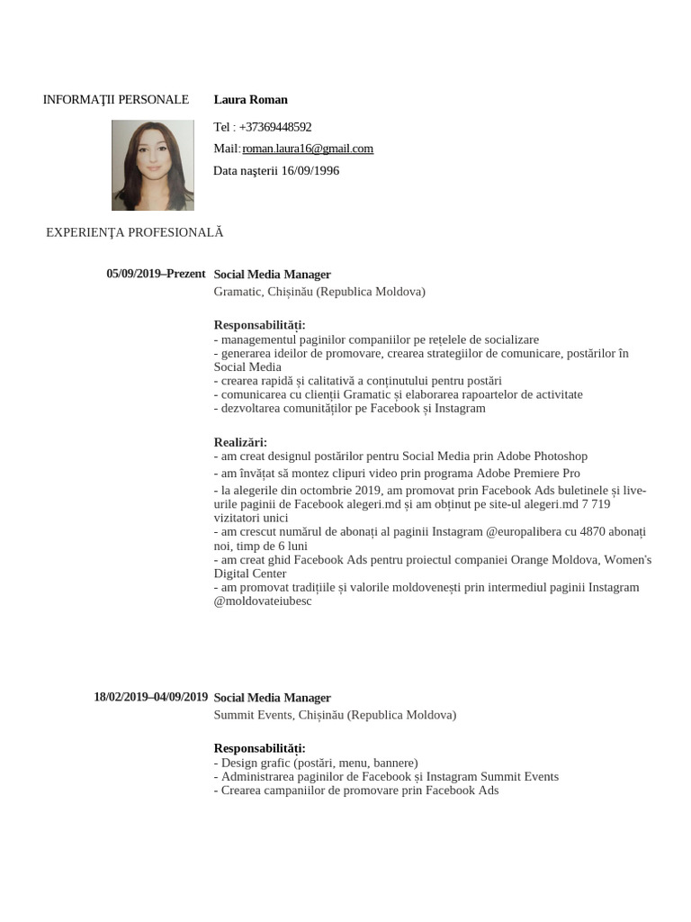 CV Designer Grafic | PDF