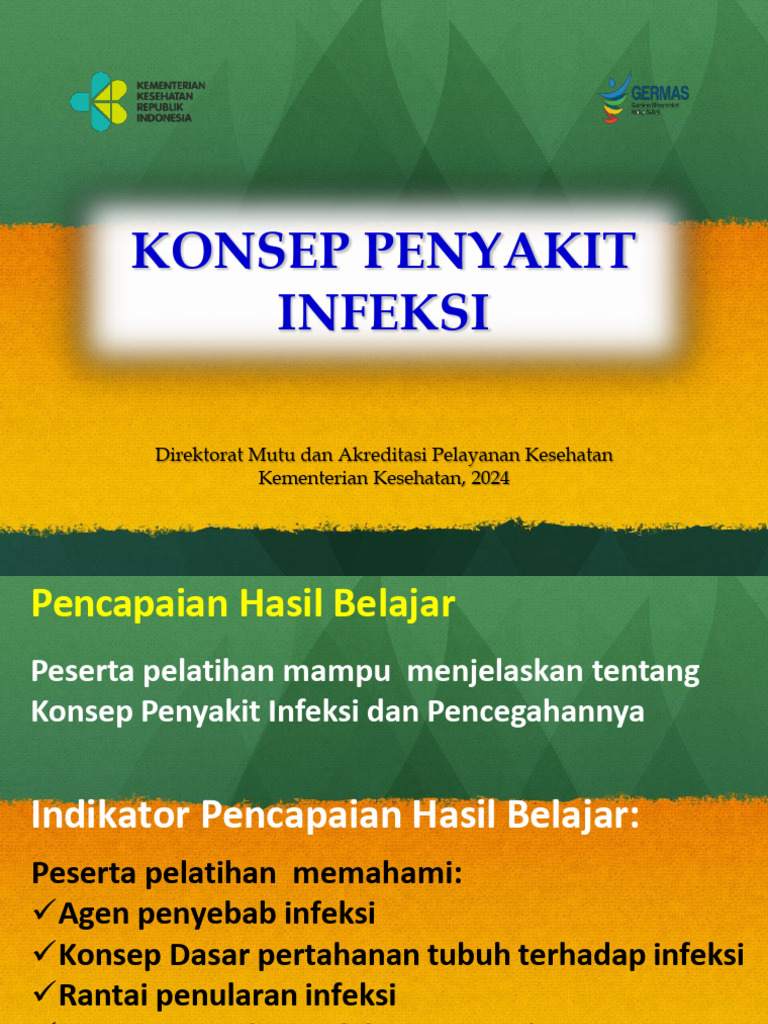 MPI 1. Konsep Penyakit Infeksi Serta Program PPI | PDF