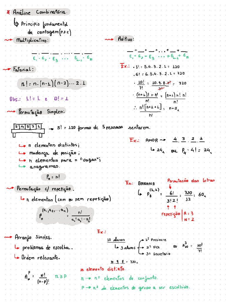 Análise Combinatoria | PDF