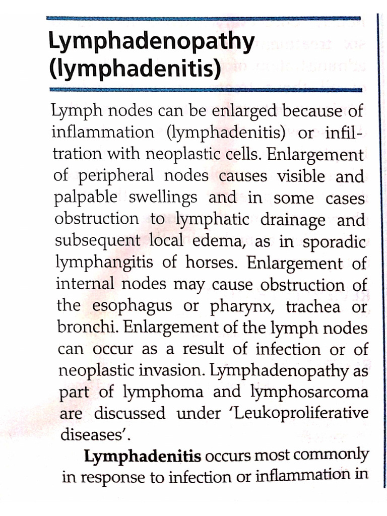 Lymphadenopathy | PDF