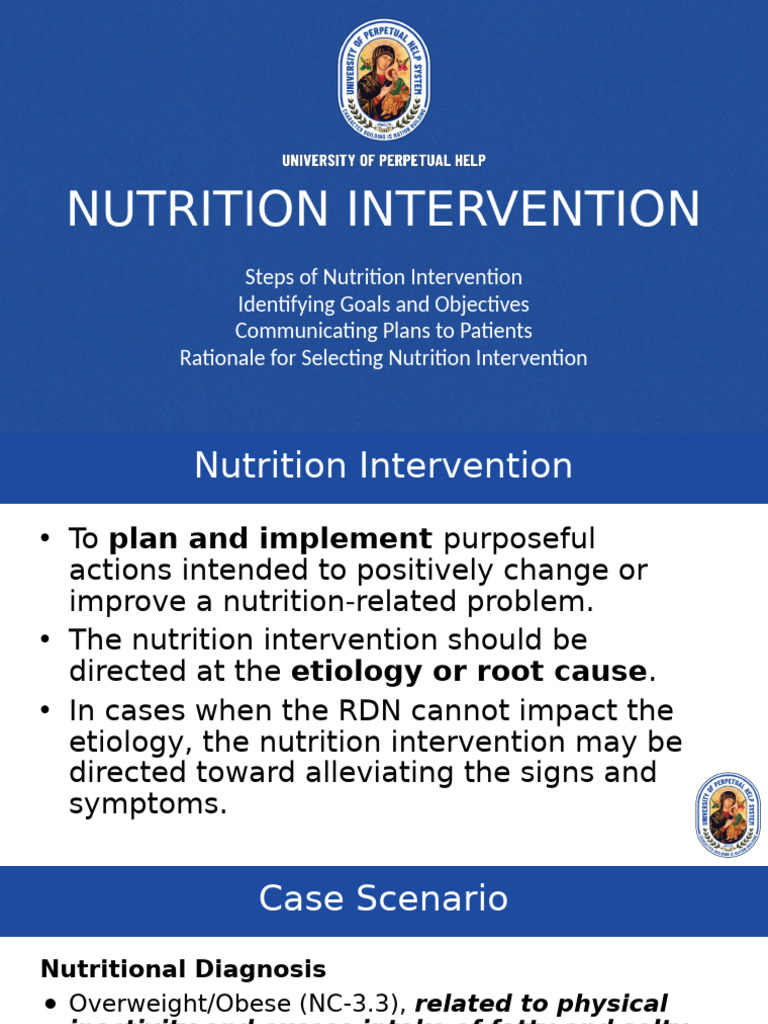 Nutrition Intervention | PDF