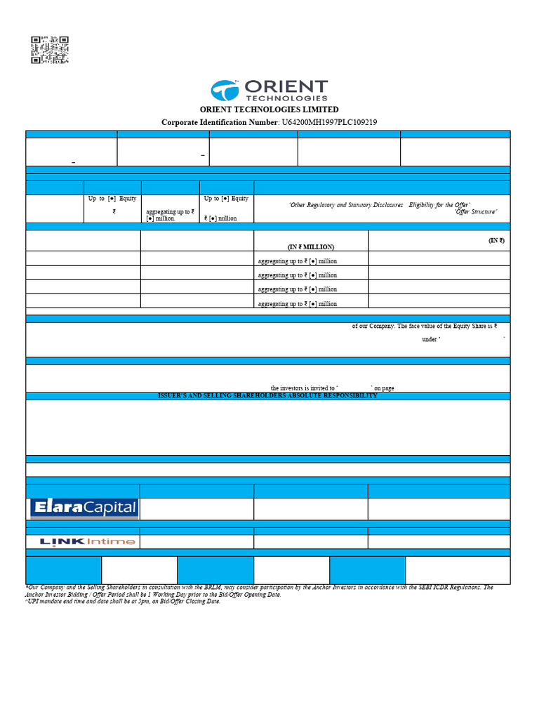 Orient Technologies Red Herring Prospectus 20240820130048 | PDF