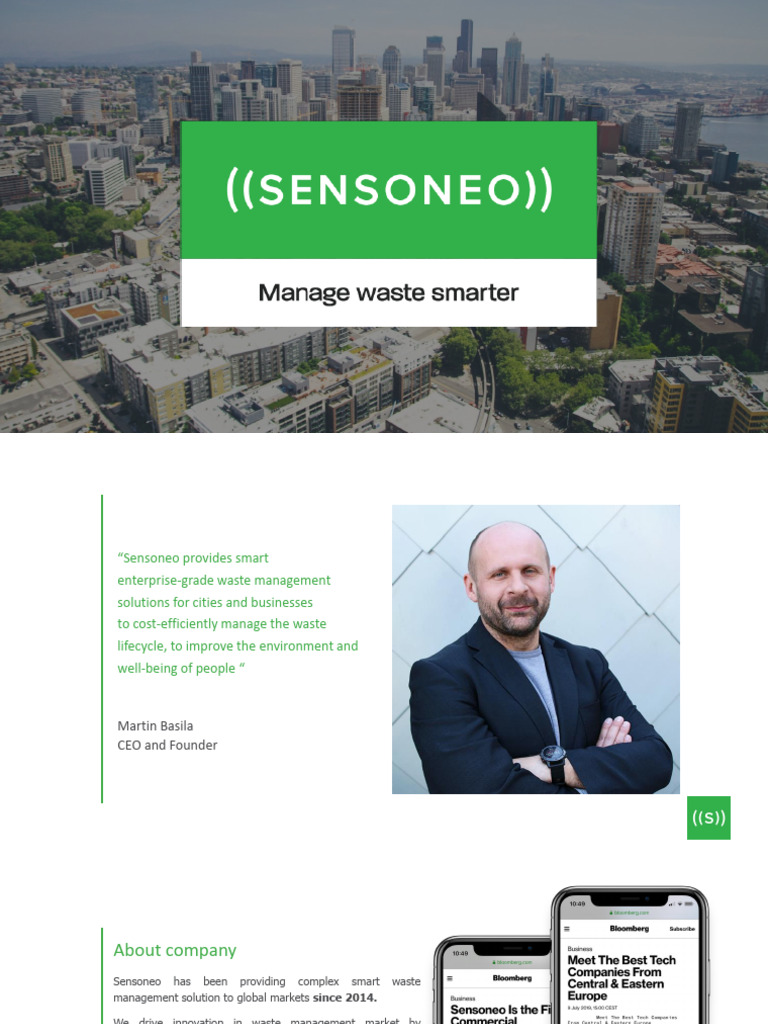 Sensoneo Overall Presentation 2021 | PDF