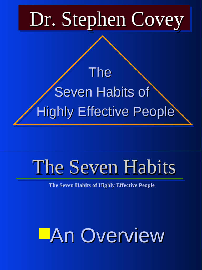 7 Habit | PDF