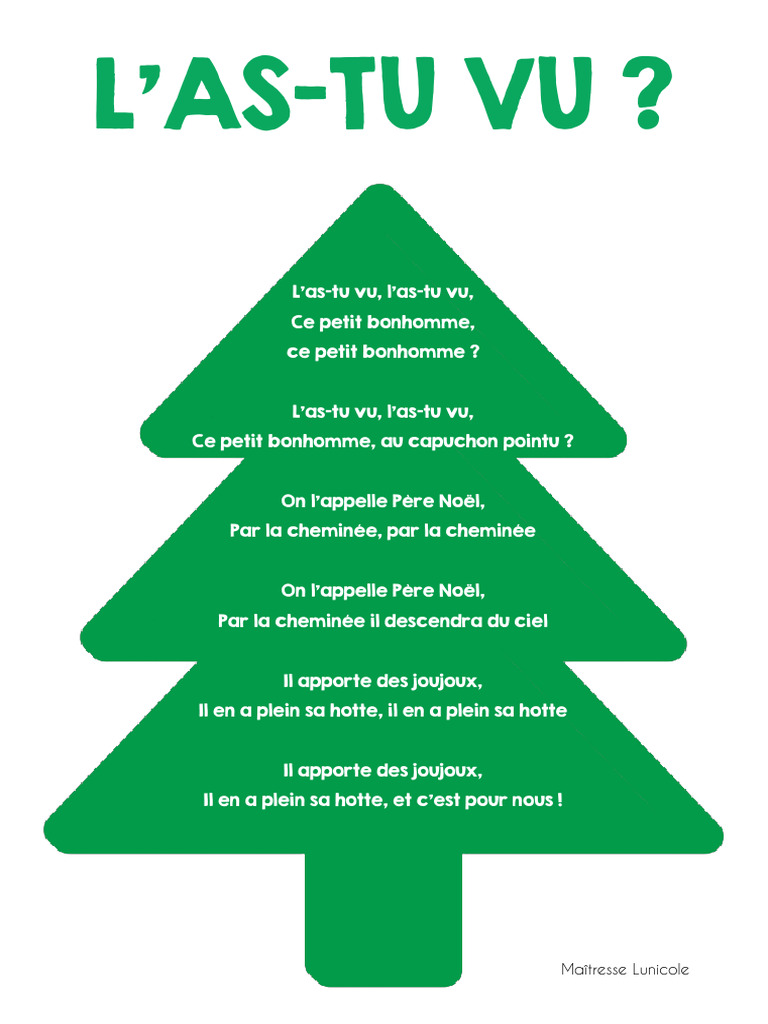 Comptine Las Tu Vu | PDF