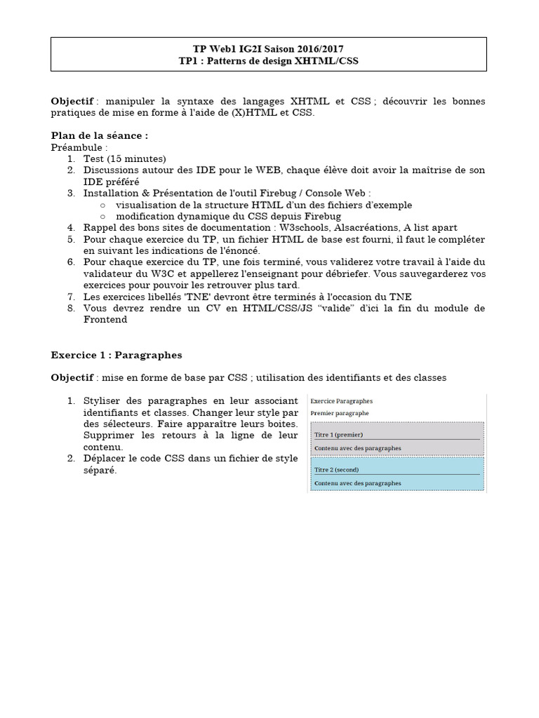 Web 1 Frontend TP1 | PDF