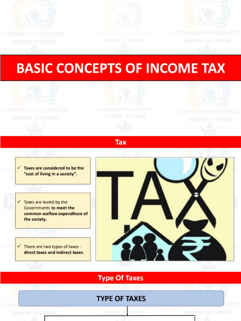 Basic Concepts of Tax | PDF