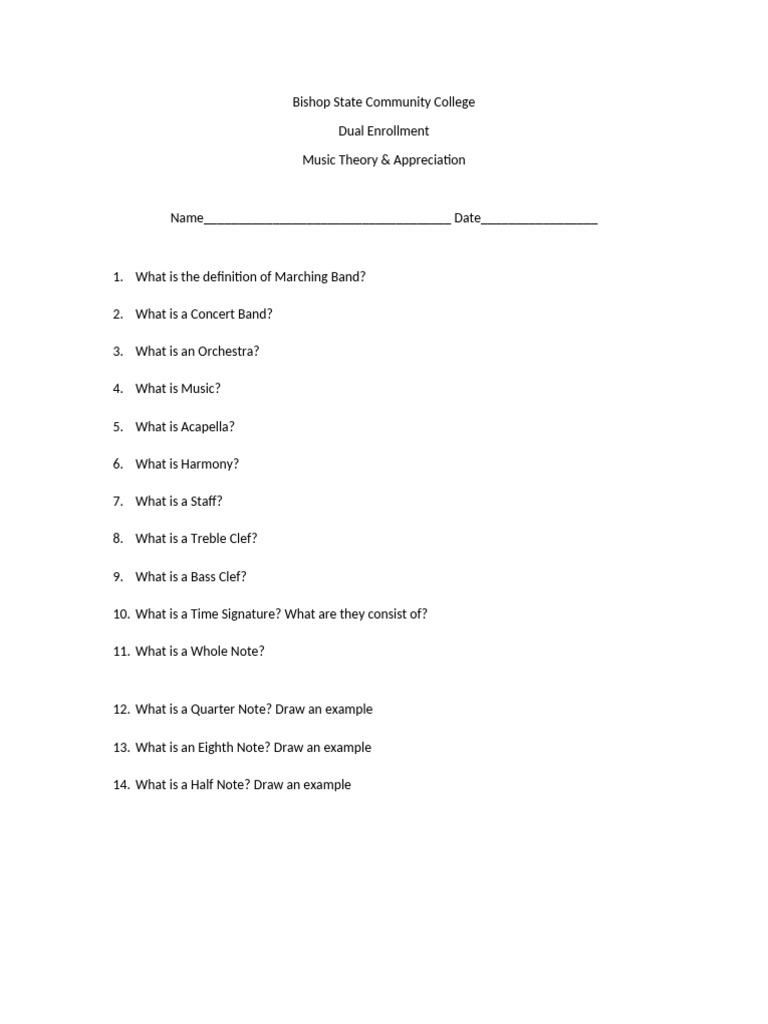 What Is Band (Questions) | PDF