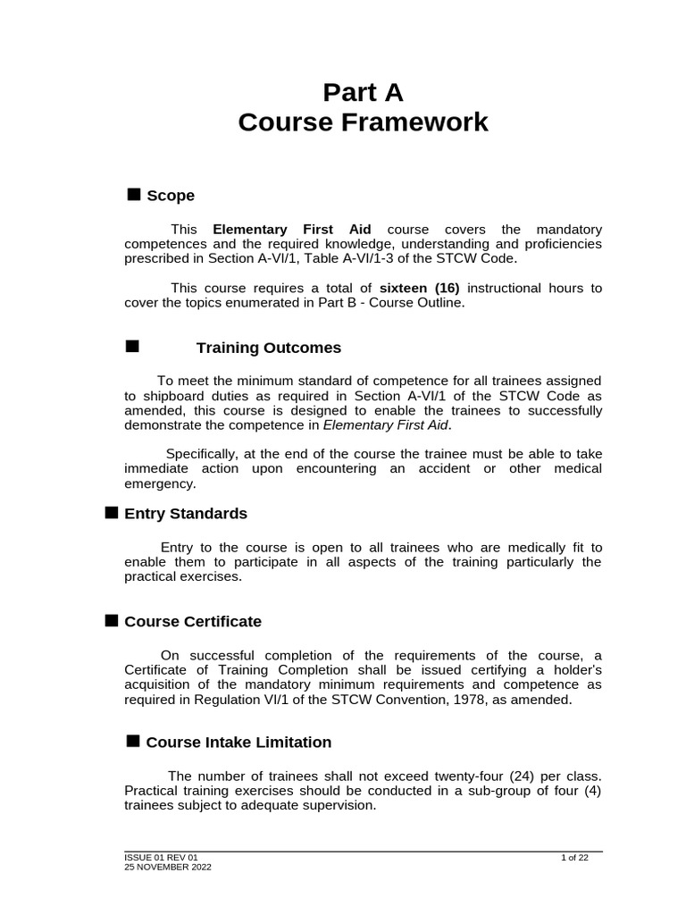 EFA Part-A Course-Framework | PDF