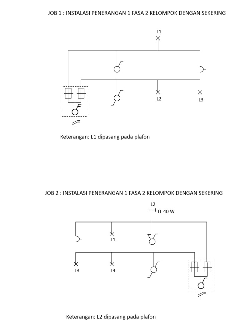Instalasi Penerangan Listrik Bengkel 2 | PDF