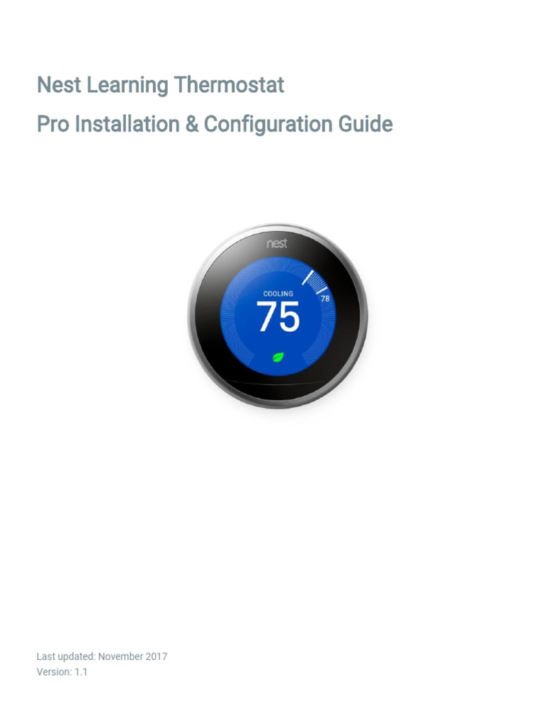 Nest-Pro-Installer-Guide | PDF