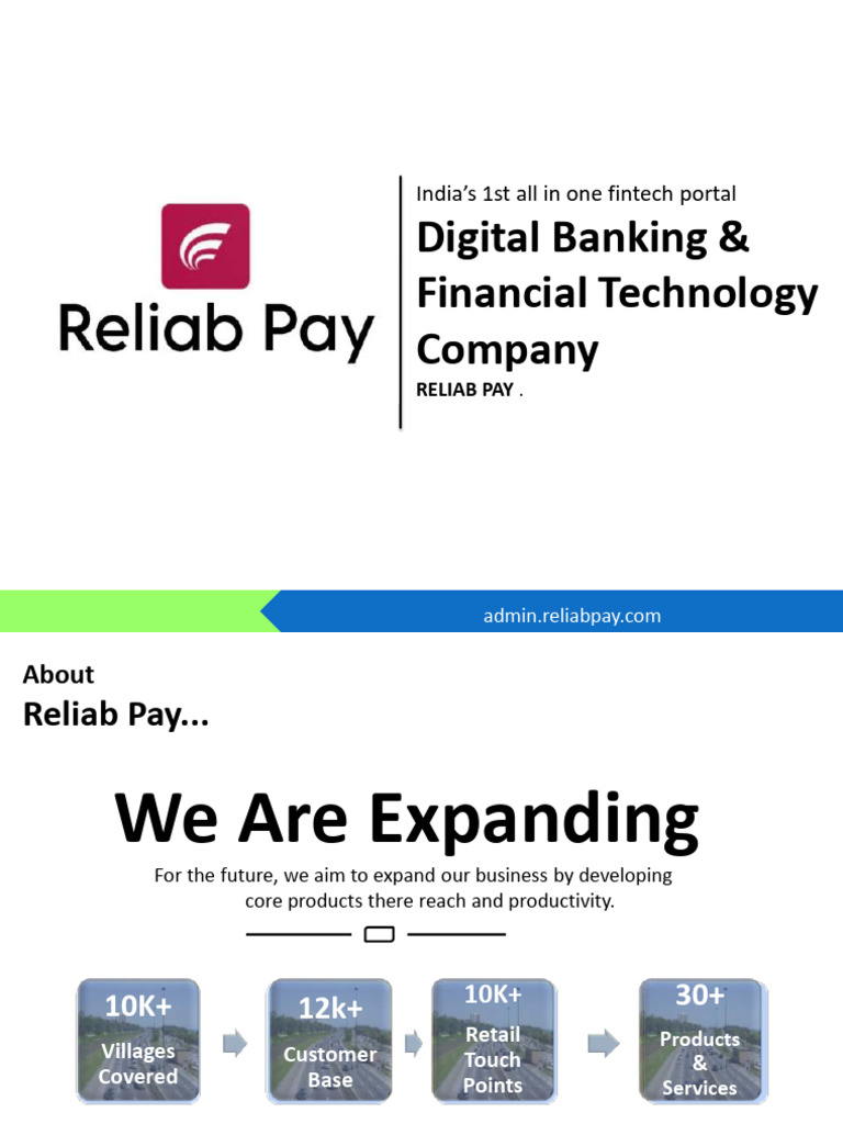 Reliab Pay Broucher | PDF