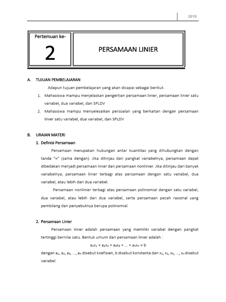 P02-KalDiff Linier 2 | PDF