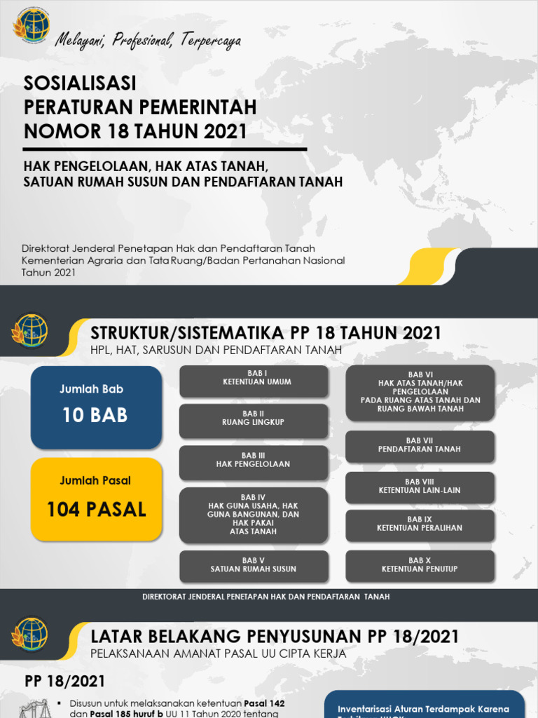 Sosialisasi PP 18 2021 | PDF