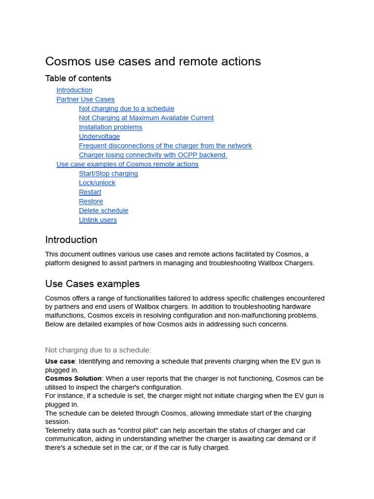 Cosmos - Partners Use Cases | PDF