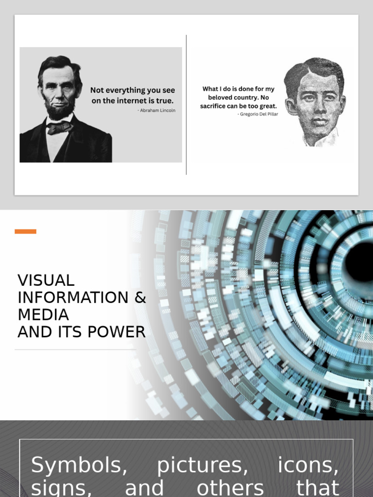 Lesson 24 - Visual Information and Media | PDF