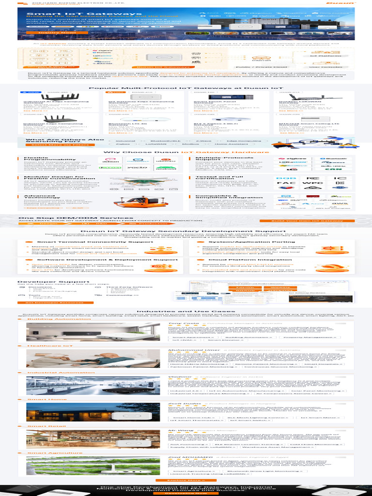 Iot Gateways Development | PDF | Internet Of Things | Gateway (Telecommunications)