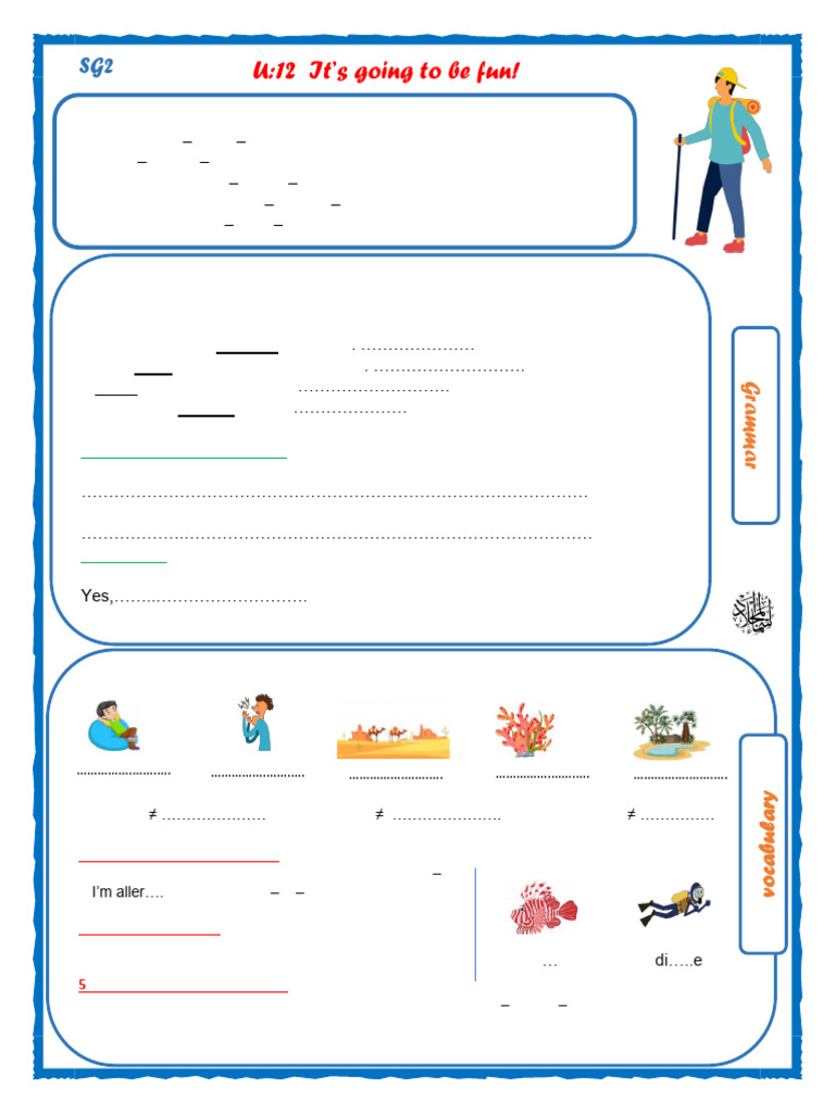 Revision SG2 U12 ET Asma | PDF