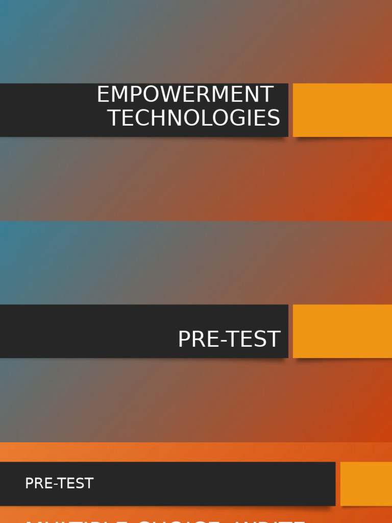 Emtech Lesson 3 | PDF